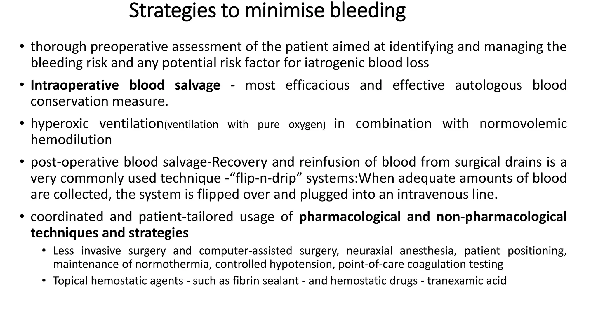 Patient Blood Management | PDF