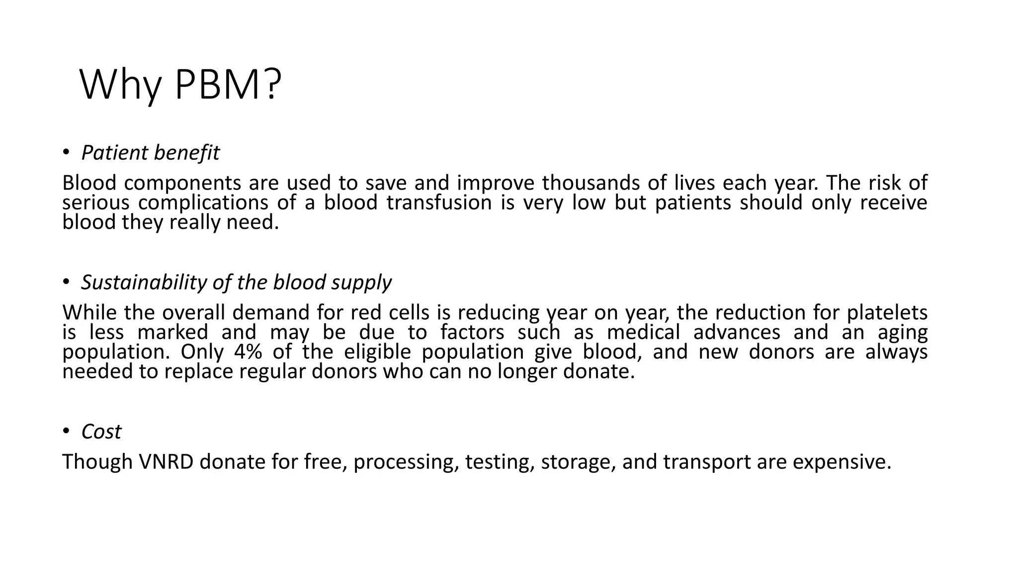 Patient Blood Management | PDF