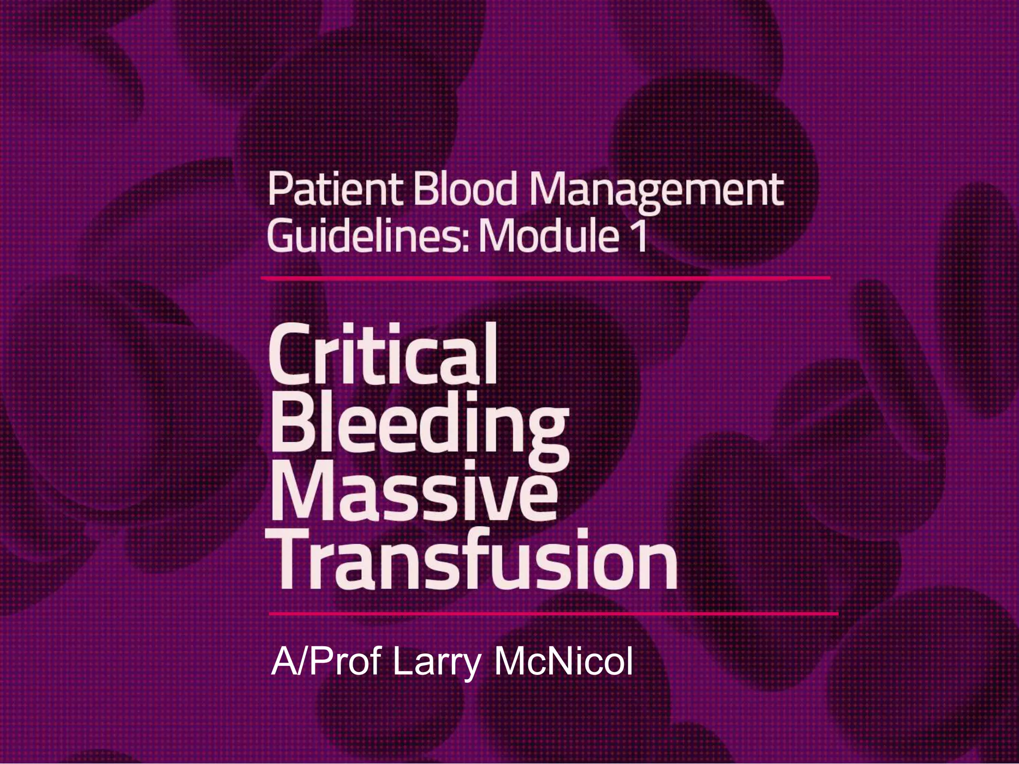 Patient blood management.ppt