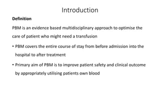 Patient blood management(1) | PPTX