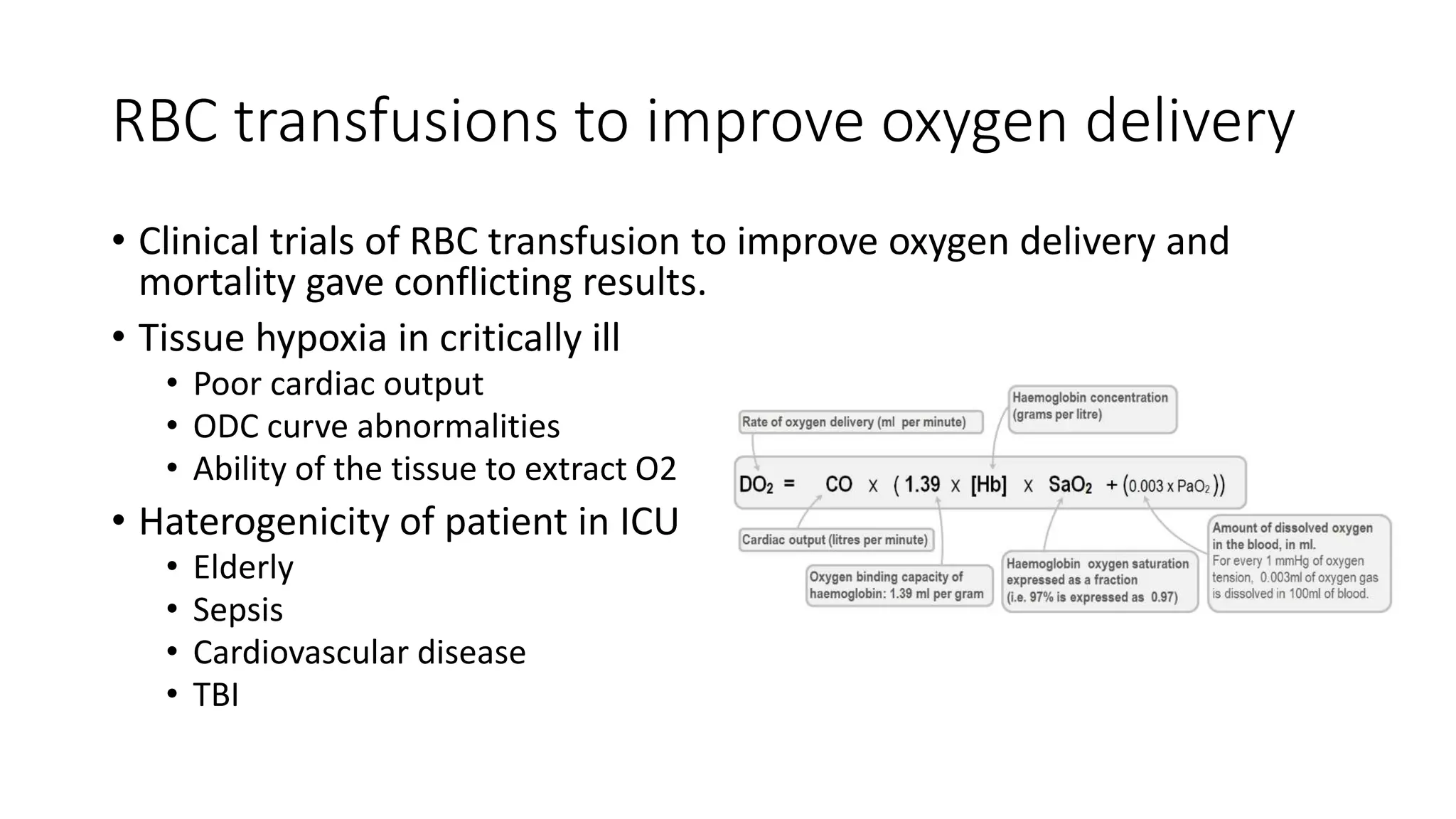 Patient Blood Management in Critically Ill Patient | PPTX