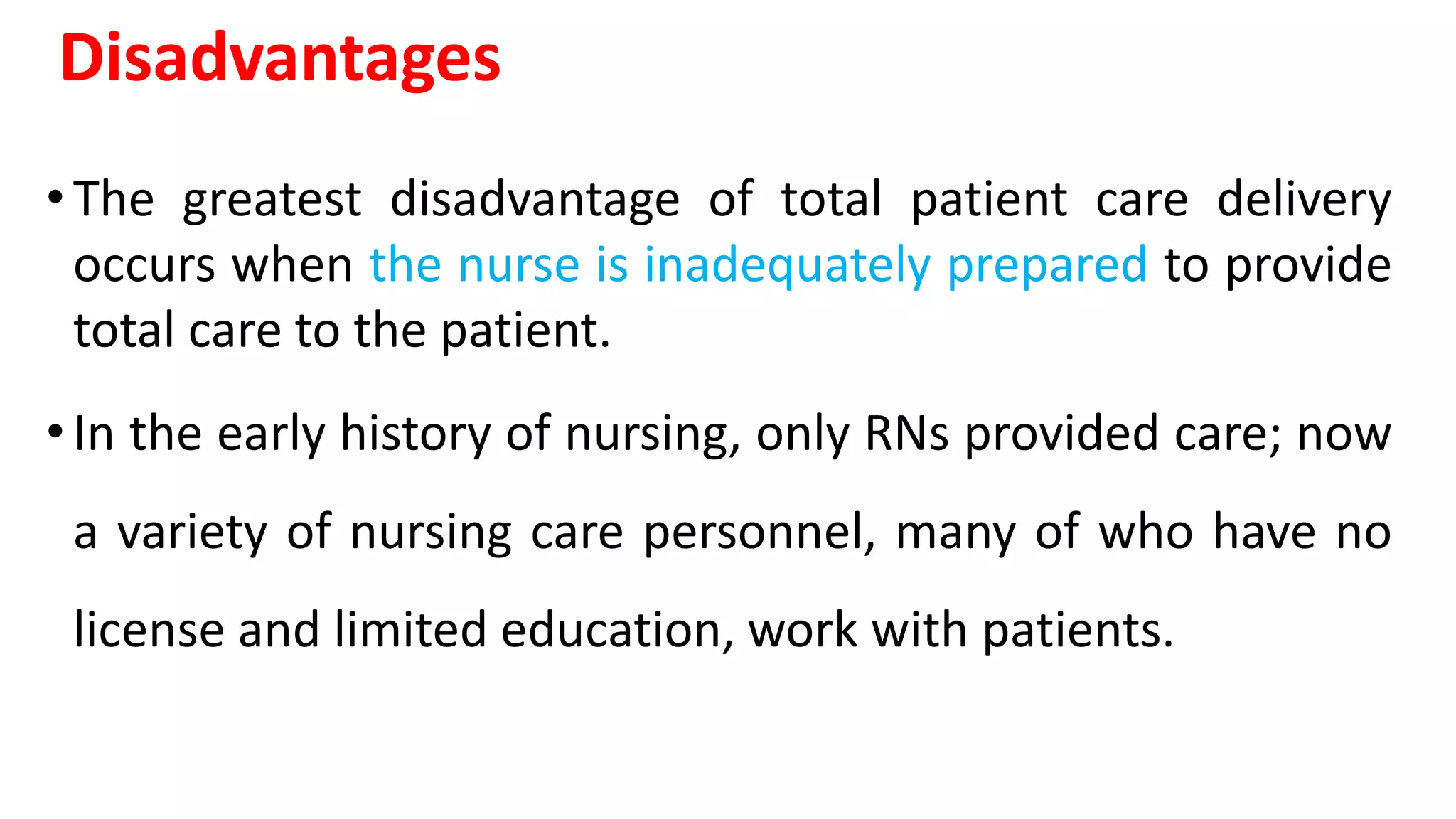 Patient care delivery system | PPTX