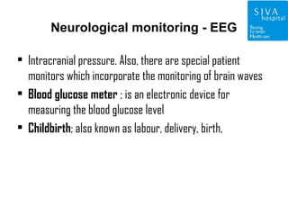 patient monitor ppt. siva hospital nagarcoil | PPT