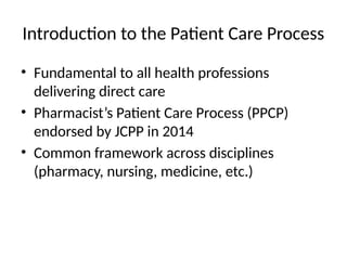 Patient Care Process Slides by AI (Nehad Jaser) | PPTX