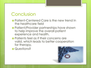 Patient centered care rvsd | PPT