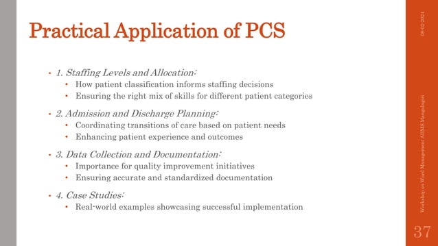 Patient Classification System.pptx | Healthcare Industry | Industries