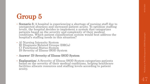 Patient Classification System.pptx | Healthcare Industry | Industries