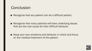 Patient Communication in surgery residency | PPTX