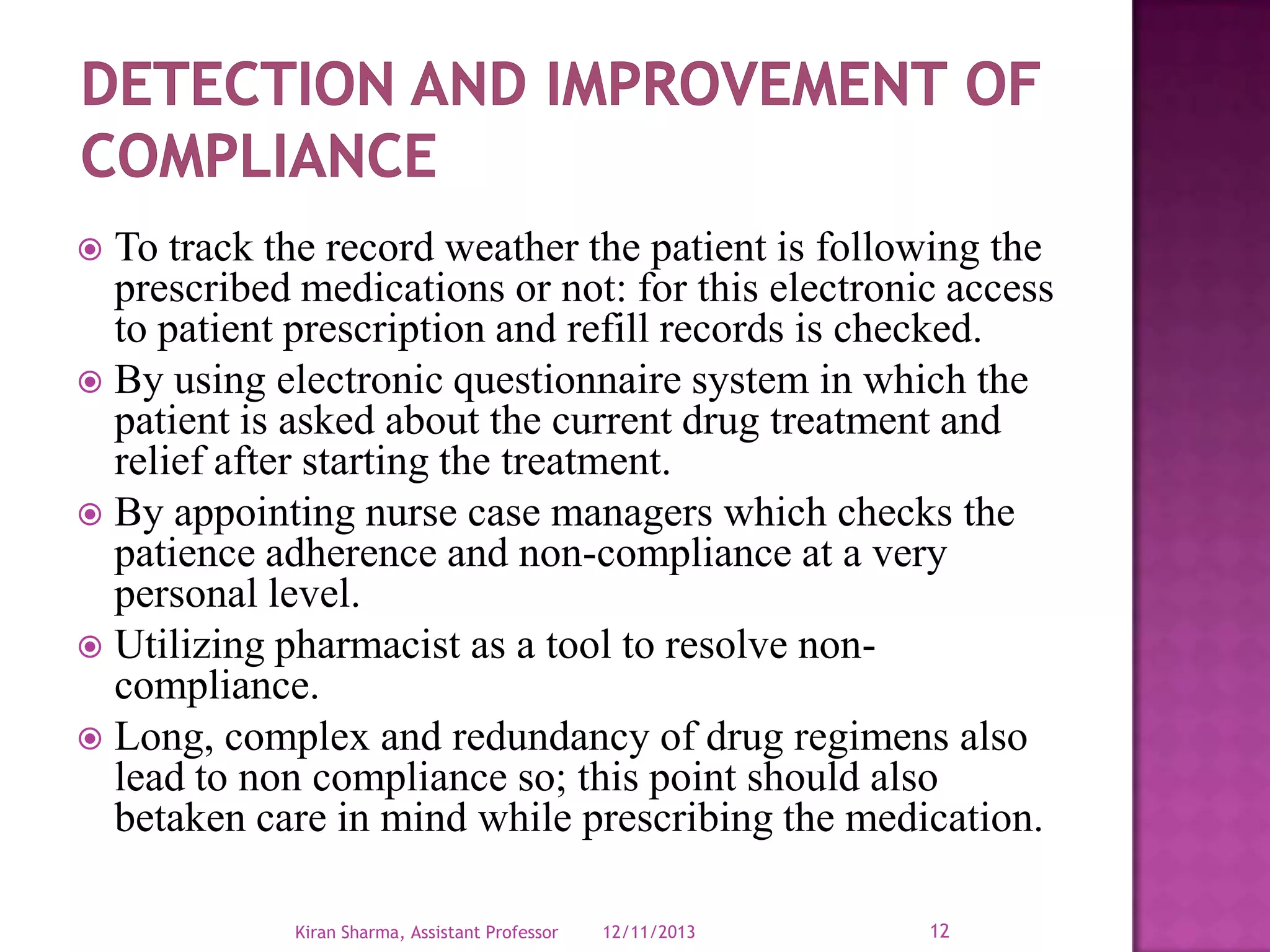 Patient compliance | PPTX