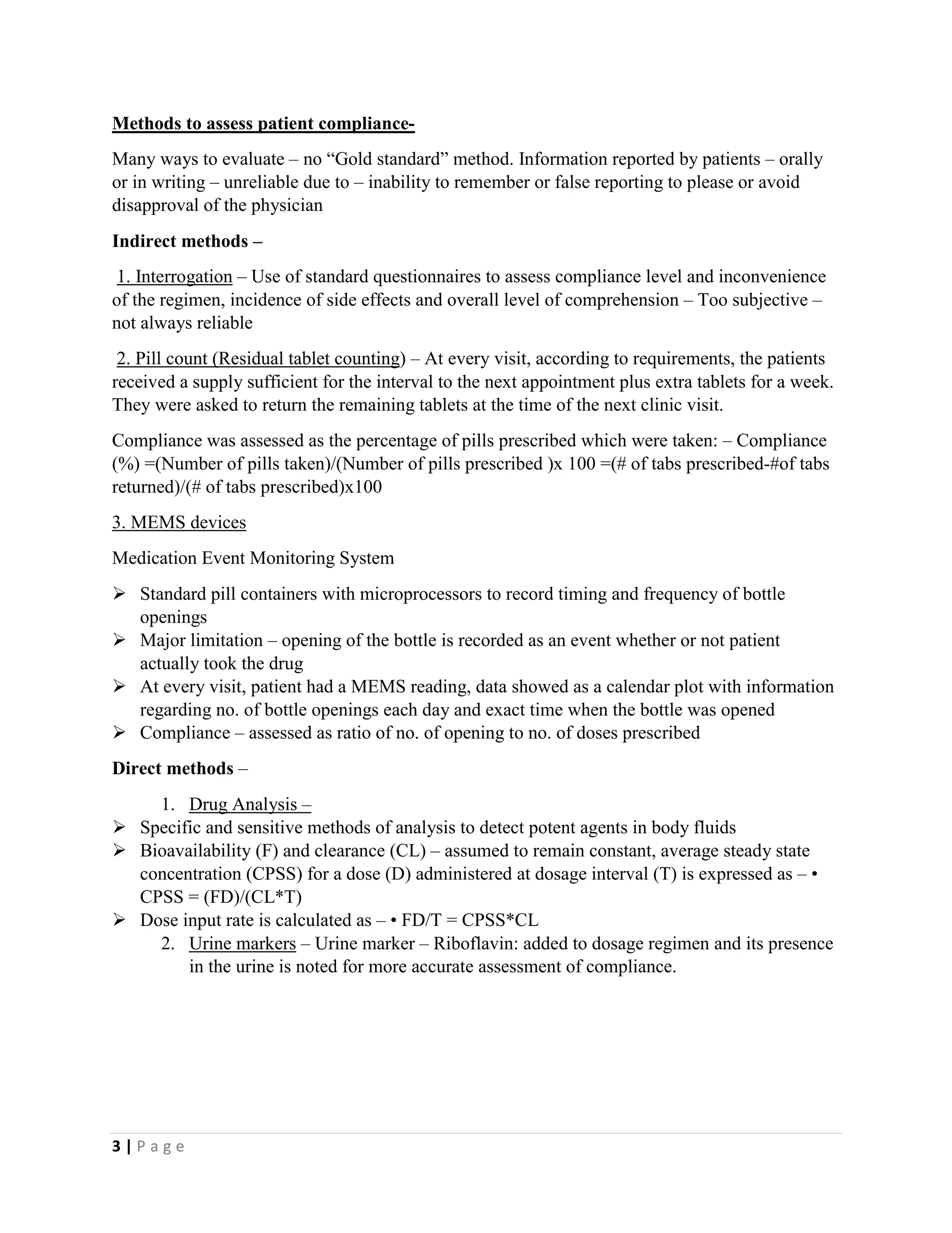 Patient compliance Pdf | PDF