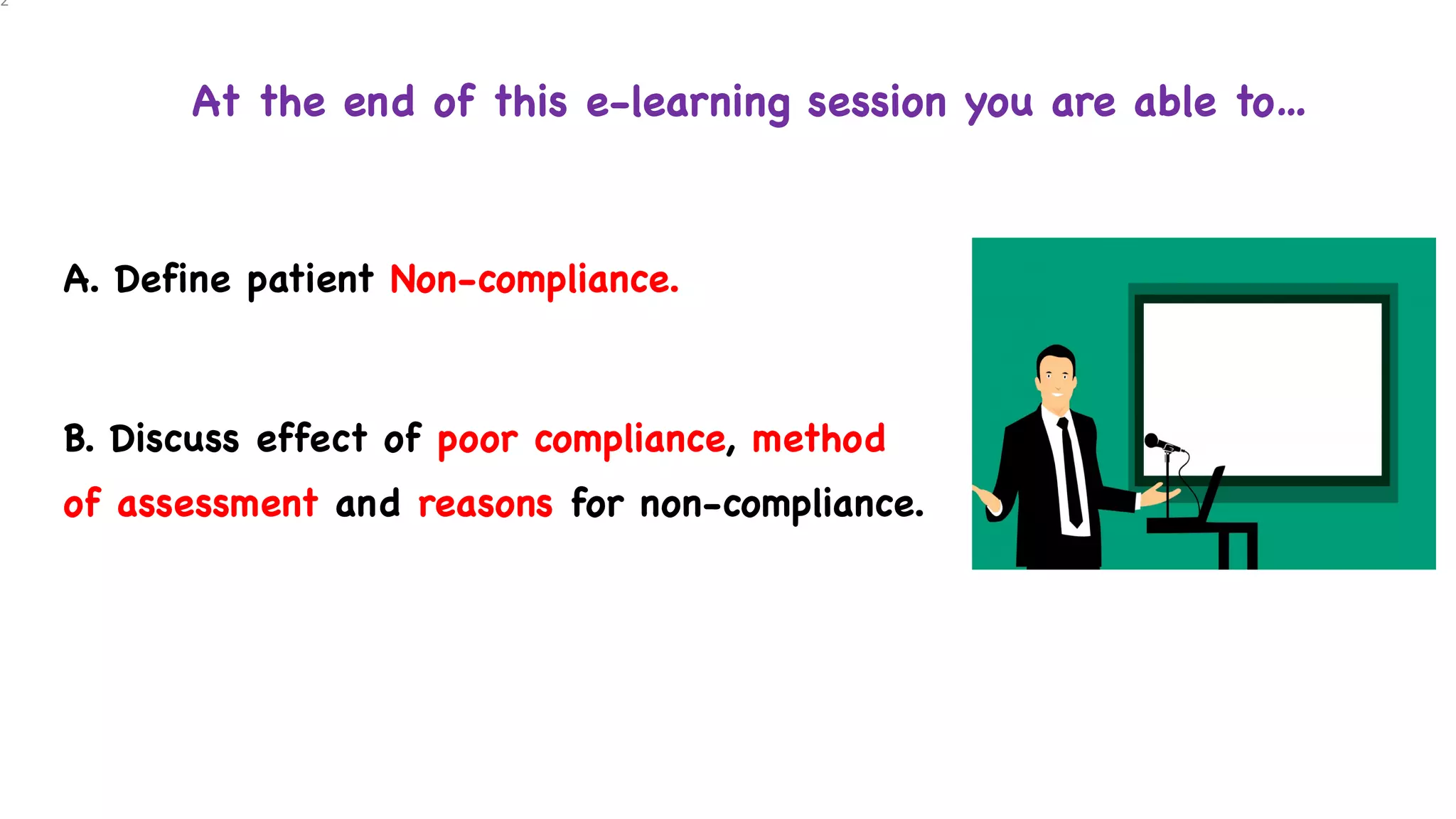 Patient compliance and assessment |Method of Assessment | Strategy to ...