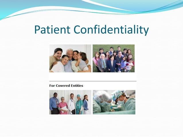 Patient confidentiality | PPT