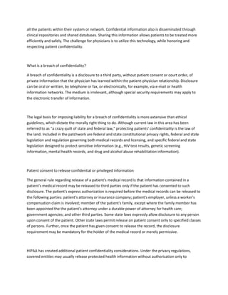 Patient confidentiality | PDF