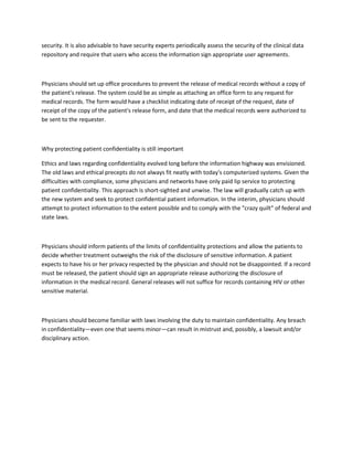 Patient confidentiality | DOCX