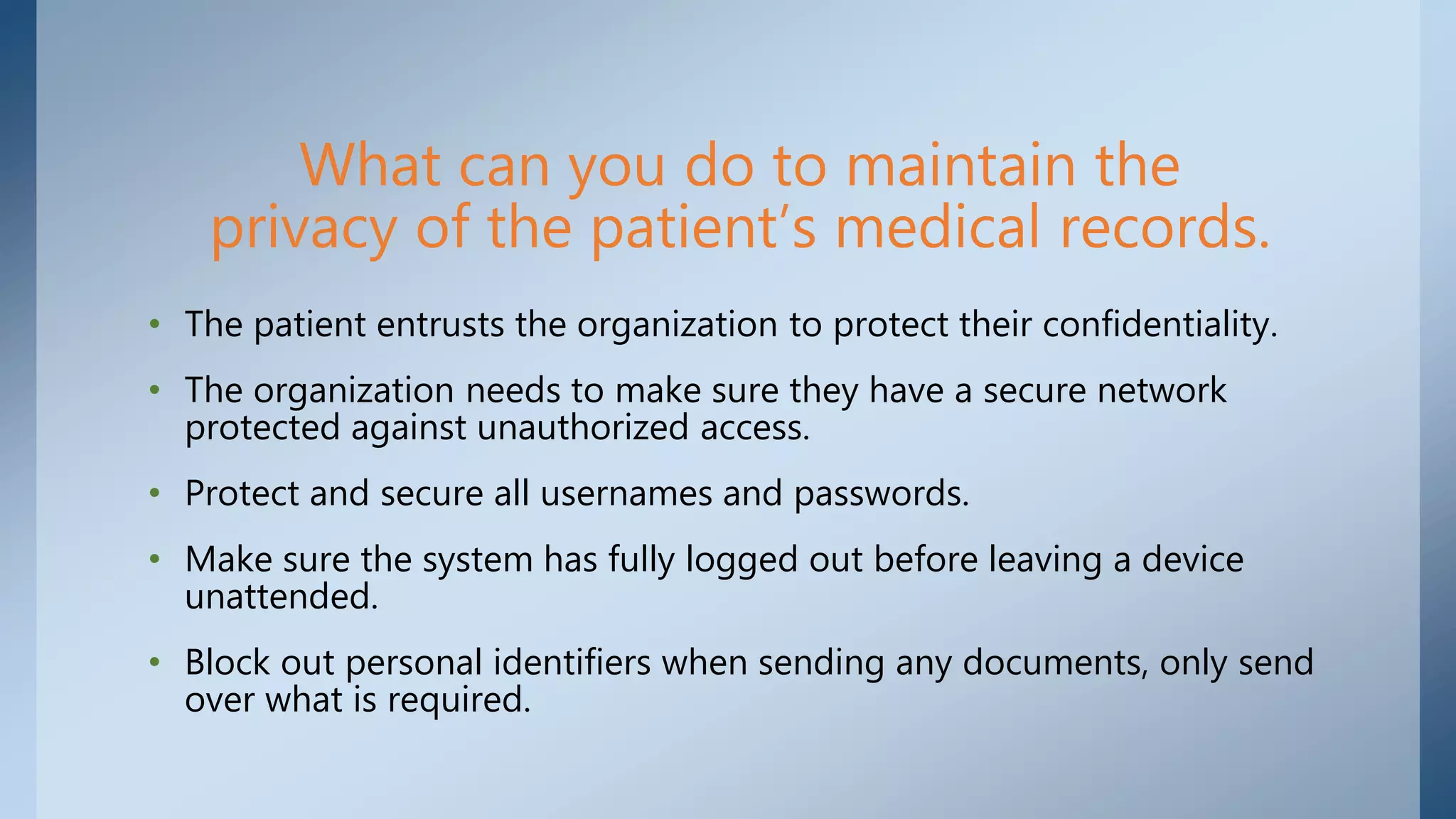 Patient confidentiality | PPT