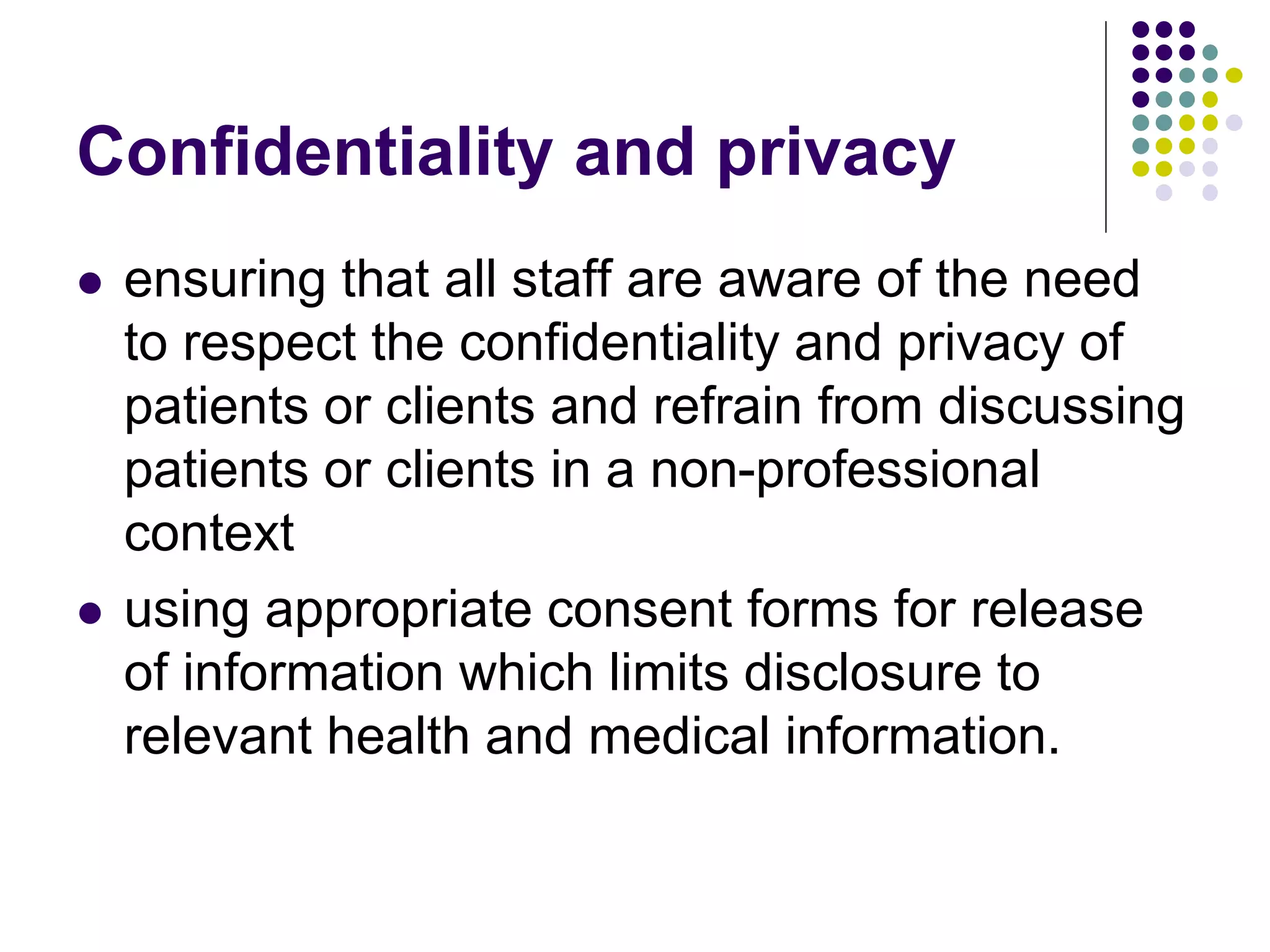 Patient confidentiality and privacy in pharmacies | PPT