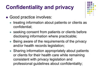 Patient confidentiality and privacy in pharmacies | PPT
