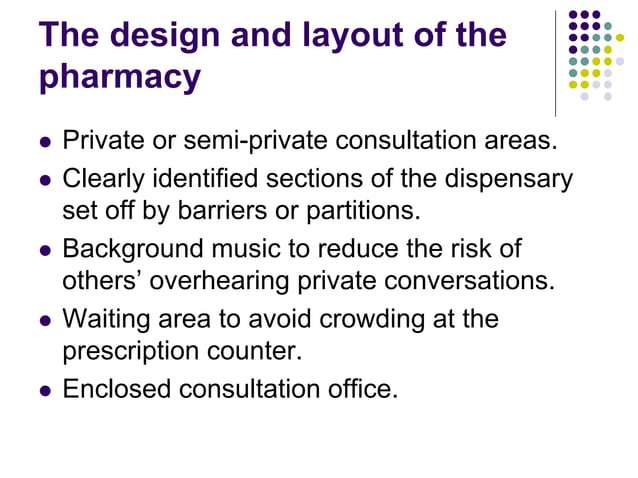 Patient confidentiality and privacy in pharmacies | PPT
