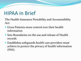 Patient confidentiality awareness training | PPT