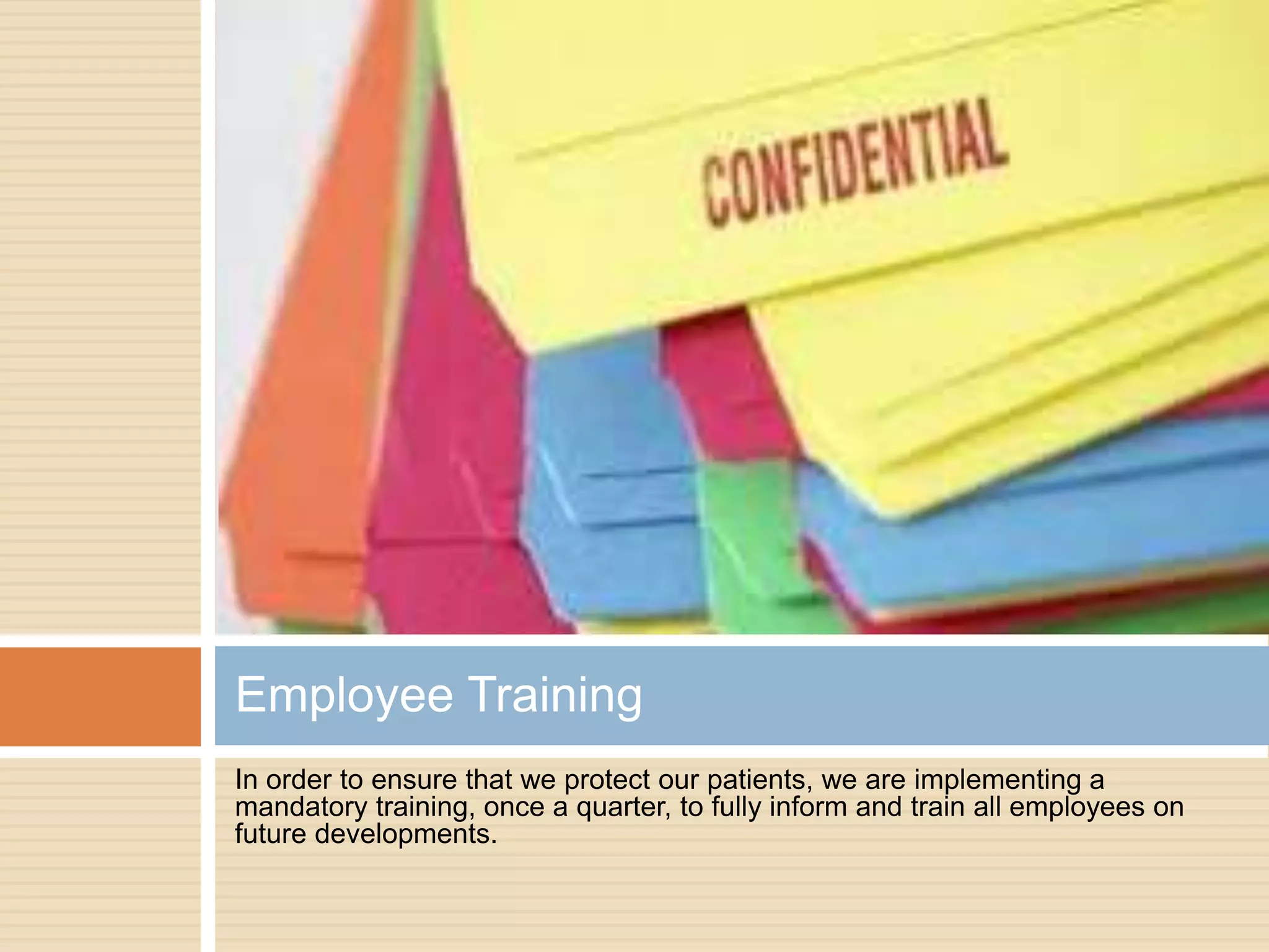 Patient confidentiality training | PPTX