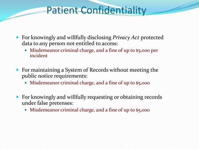 Patient confidentiality training | PPTX