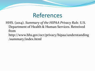 Patient confidentiality training | PPTX