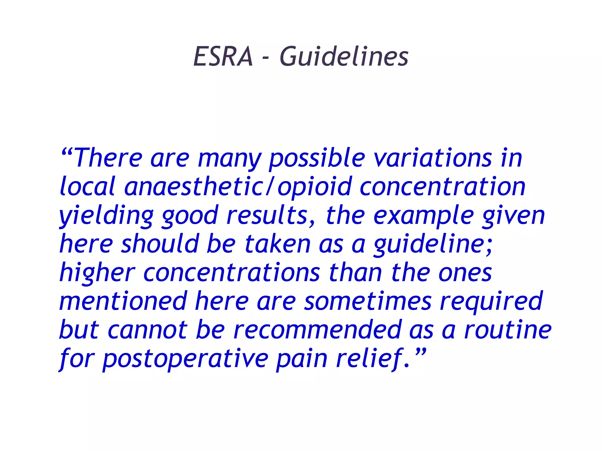 Patient control epidural analgesia Al Razi hospital Kuwait | PDF