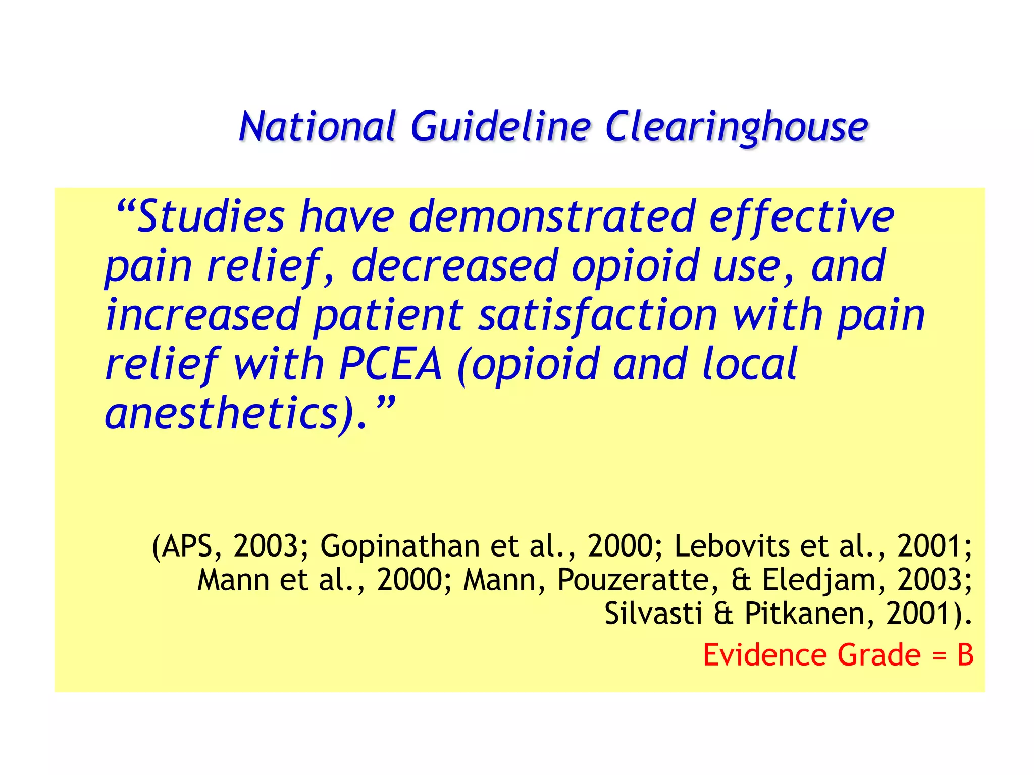 Patient control epidural analgesia Al Razi hospital Kuwait | PDF