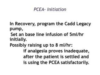 Patient control epidural analgesia Al Razi hospital Kuwait | PDF
