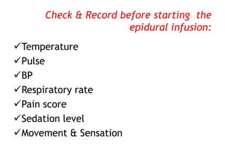 Patient control epidural analgesia Al Razi hospital Kuwait | PDF