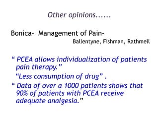 Patient control epidural analgesia Al Razi hospital Kuwait | PDF