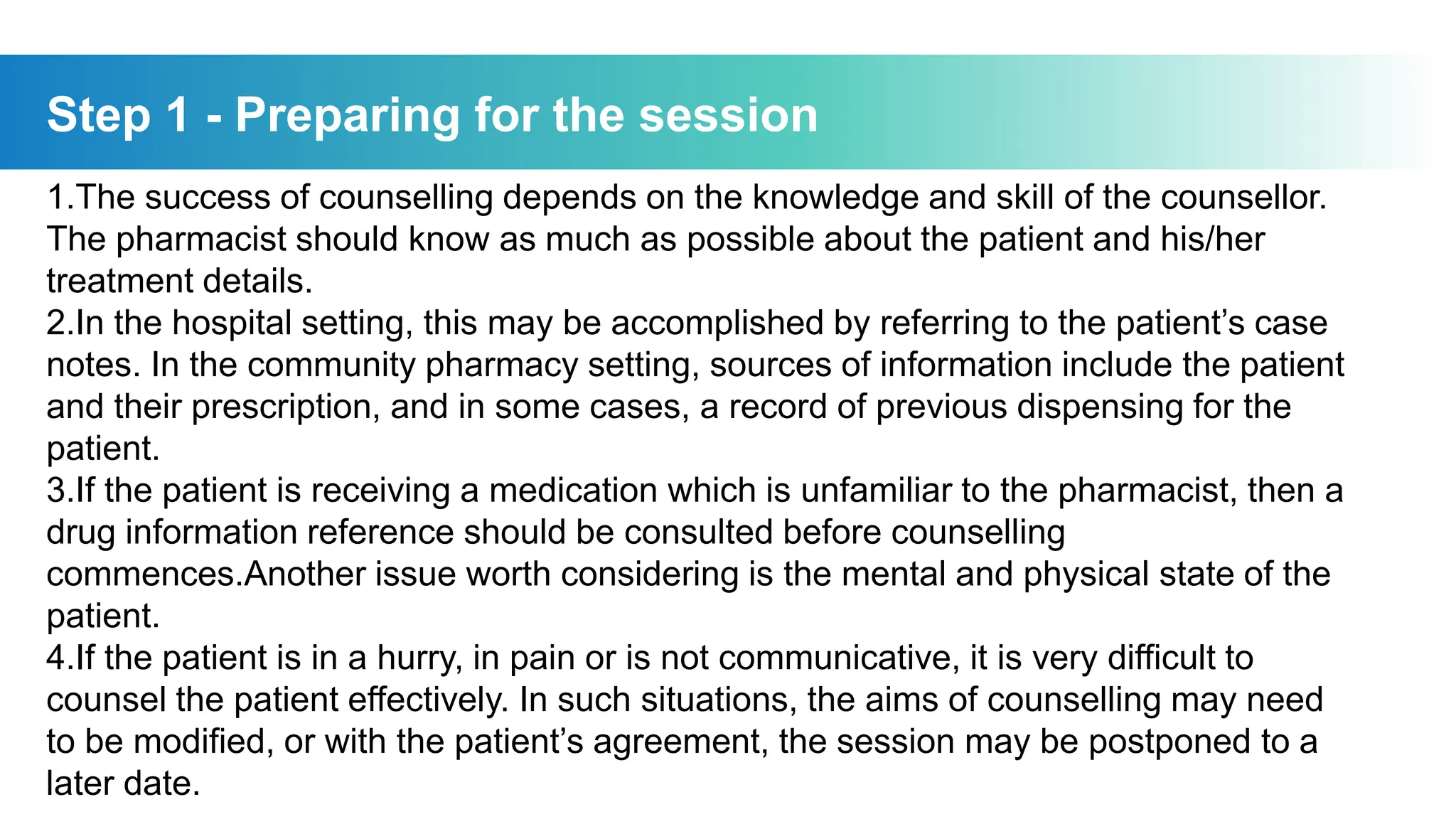 PATIENT COUNSELLING AND COMMUNICATION SKILLS | PPTX