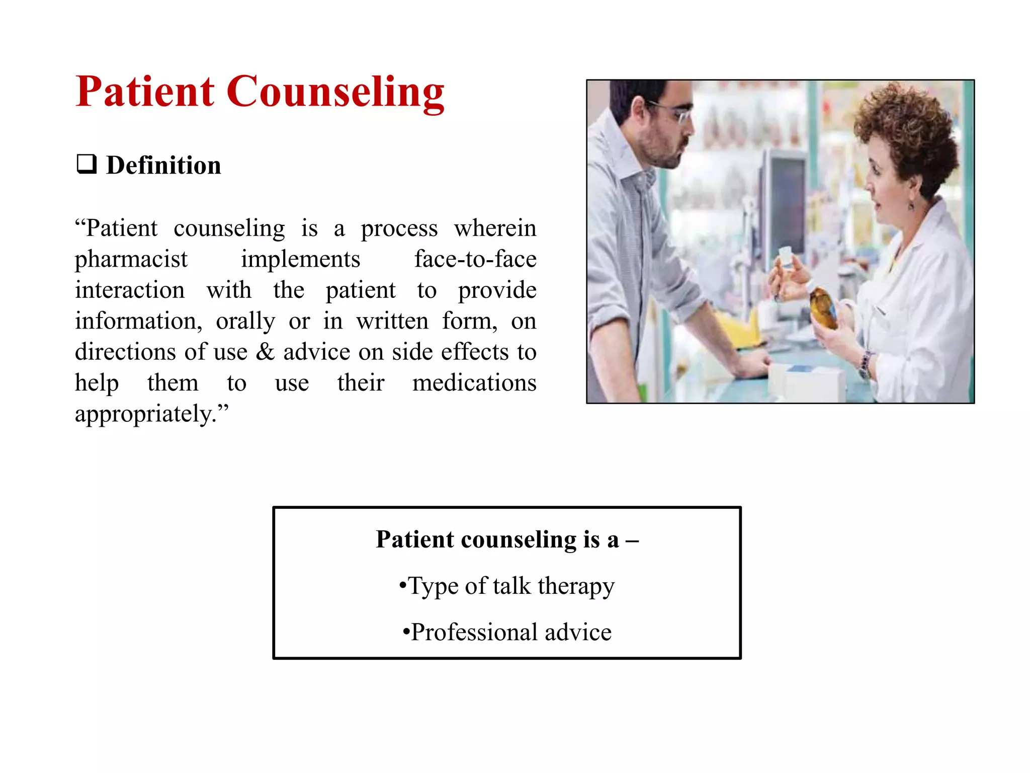 Patient counseling | PPTX