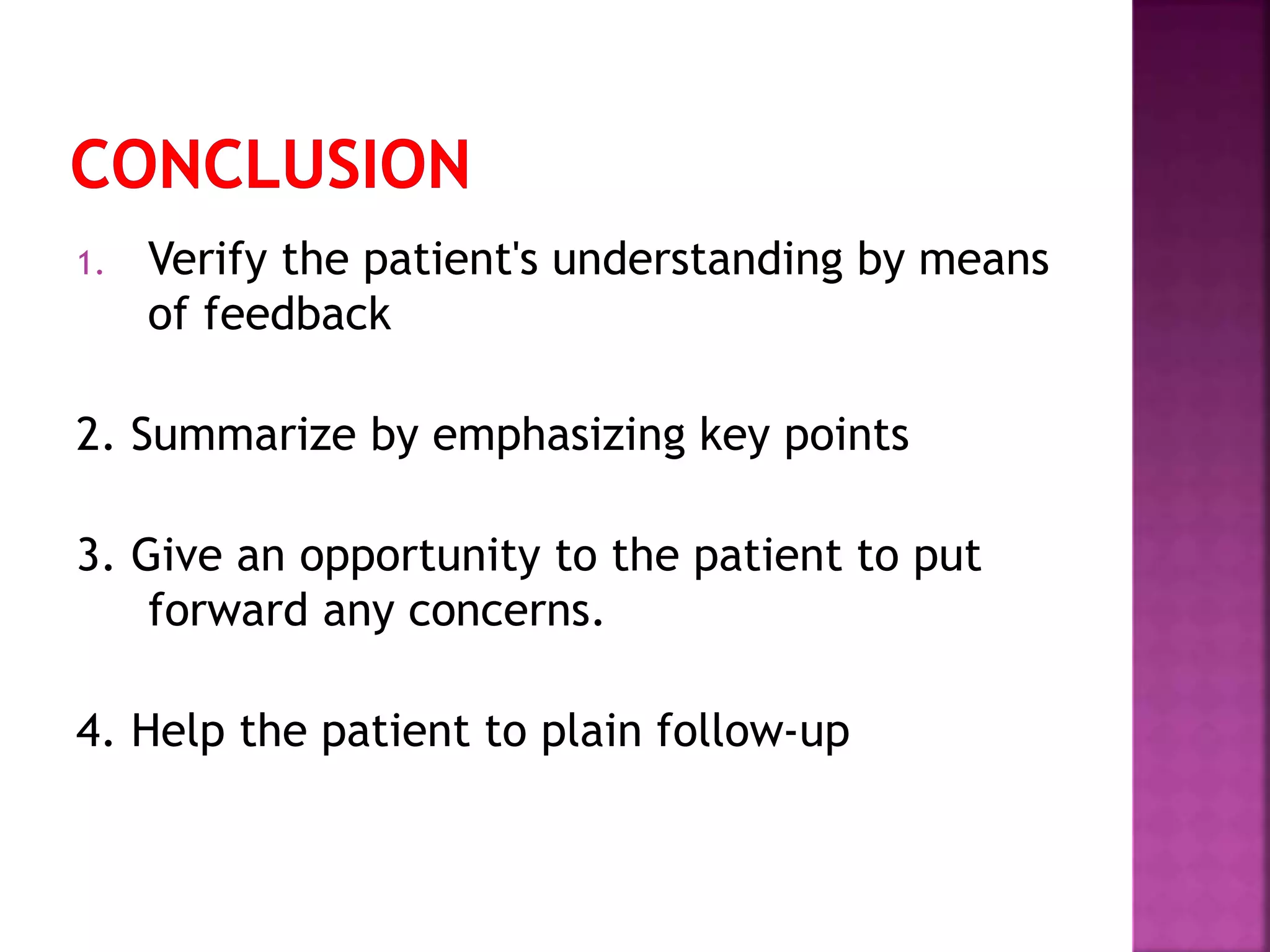 Patient counselling | PPTX