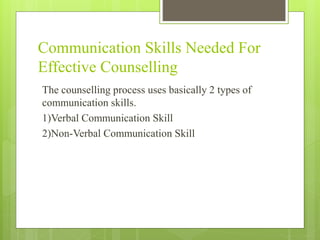 Patient counselling ,steps of patient ppunseling,communication skill in ...
