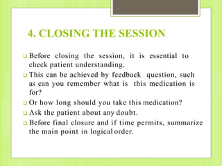 Patient counselling | PPTX