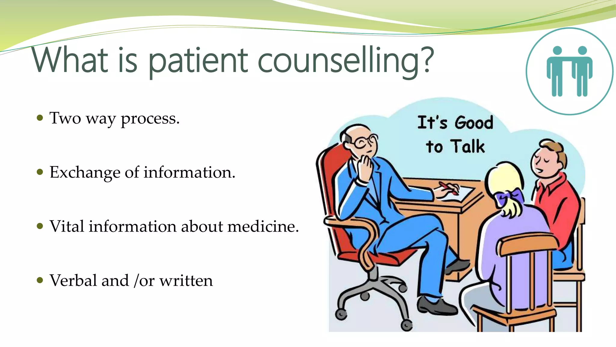Patient counselling | PPTX