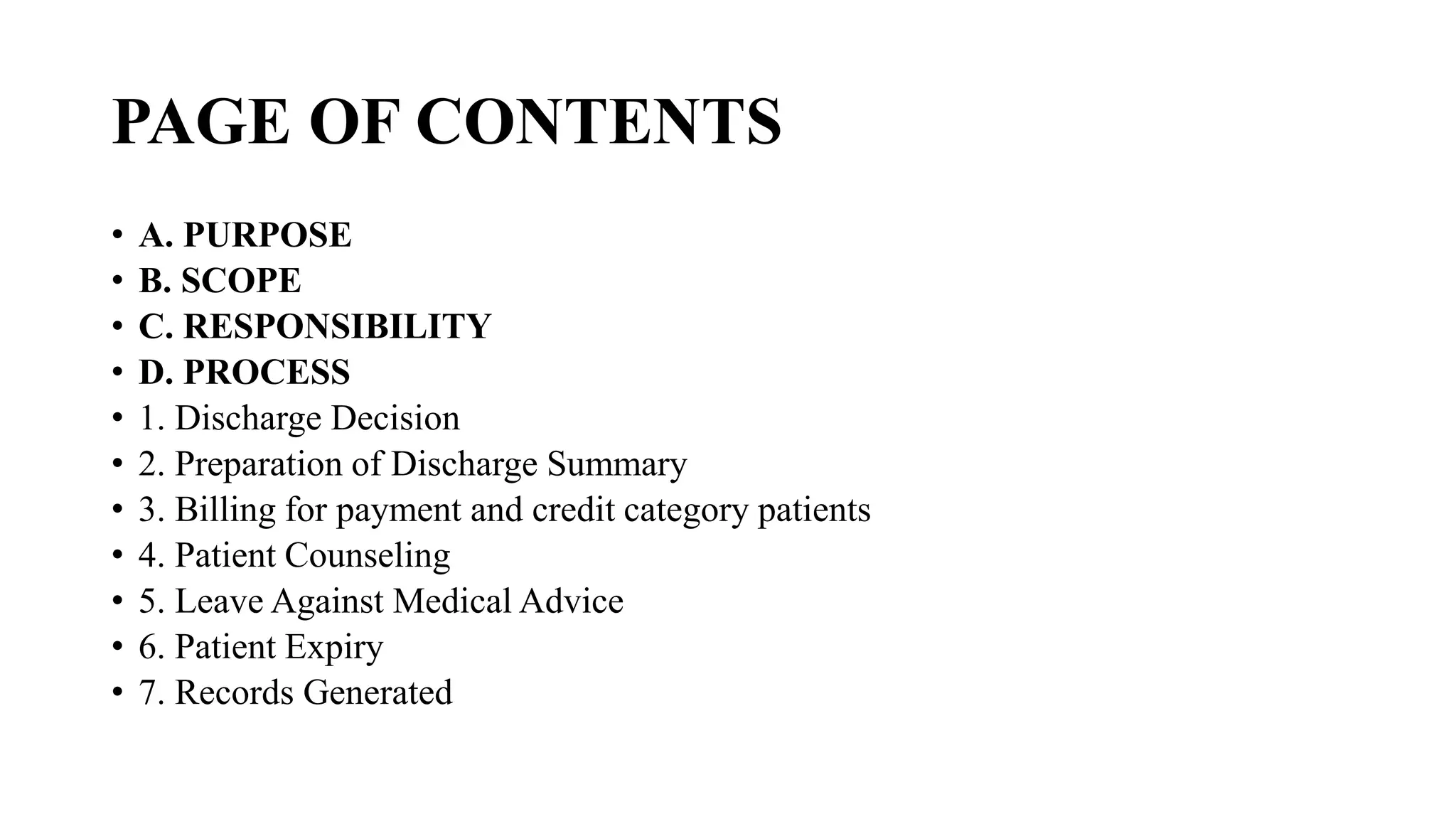 PATIENT DISCHARGE POLICY.pptx