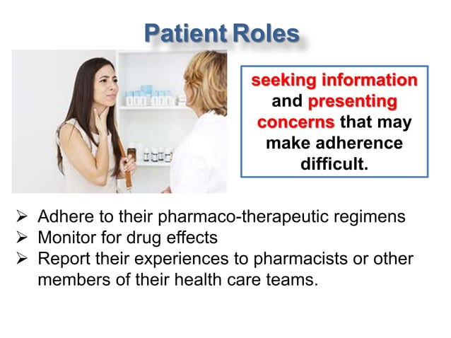 pharmacist patient education and counseling | PPTX | Pharmaceutical ...
