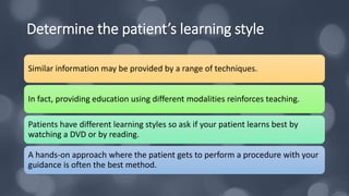 Patient and Family Education | PPTX