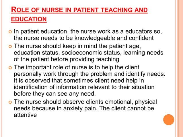 Patient Education.pptx | Healthcare Industry | Industries