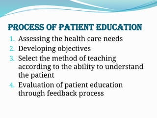 patient education.//health education.ppt