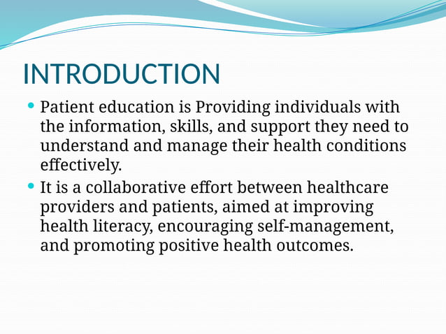 patient education.//health education.ppt