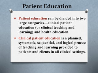 Patient_education_9.pptx | Diseases and Conditions | Medical Health