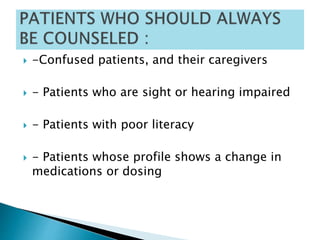 Patient education and counselling | PPTX