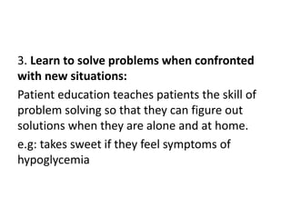 Patient education and teaching | PPTX