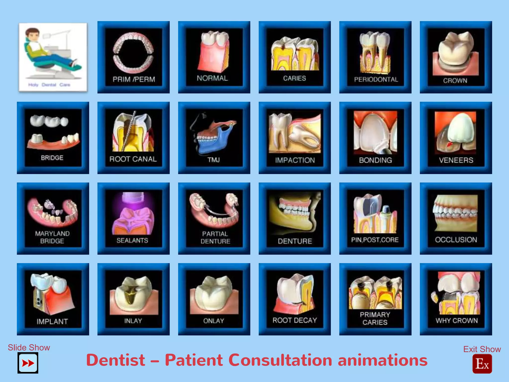 Dental Patient education Animations | PPSX