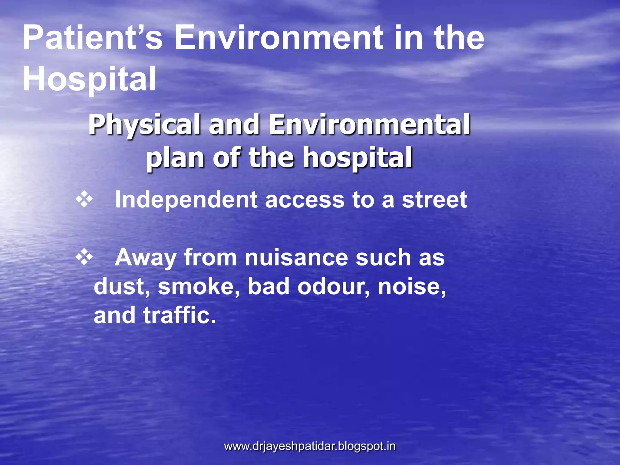 Patient environment in hospital | PPSX