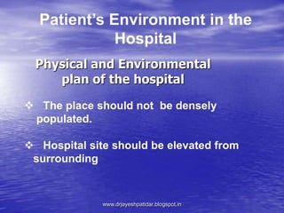 Patient environment in hospital | PPSX