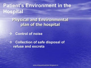 Patient environment in hospital | PPSX